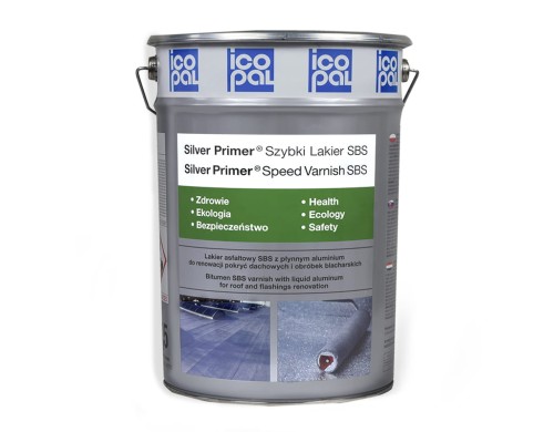 ICOPAL SILVER PRIMER SZYBKI LAKIER ASFALTOWY RENOWACJA ZABEZPIECZENIA ...